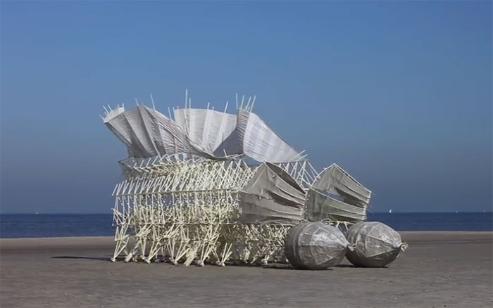 Wind-Powered Beach Walkers: Incredible Off Grid Art!